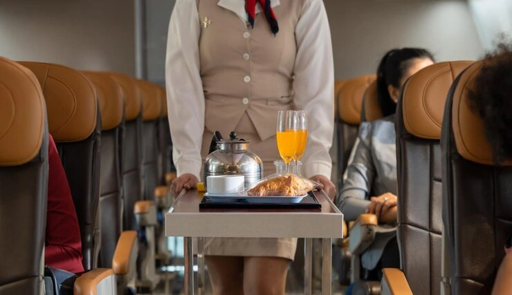 Airline Catering for First and Business Class